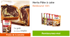 Herta Pâte à cake 100% remboursé avec myShopi – 04/02/13 | Je suis malin