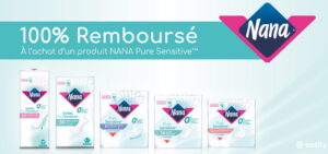 Serviettes hygiéniques Nana gratuites | Je suis malin
