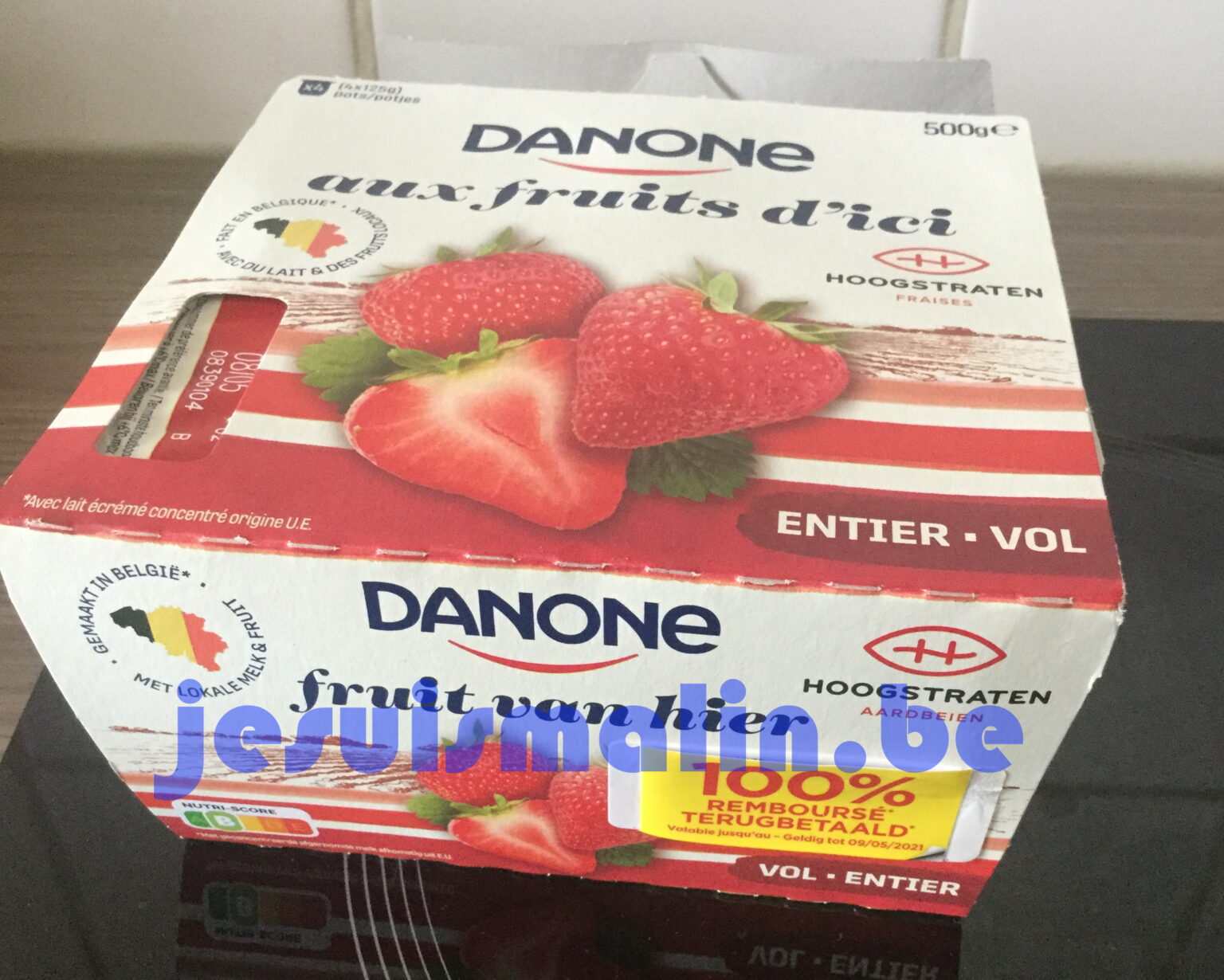 Yaourt Danone aux fruits d'ici gratuit | Je suis malin